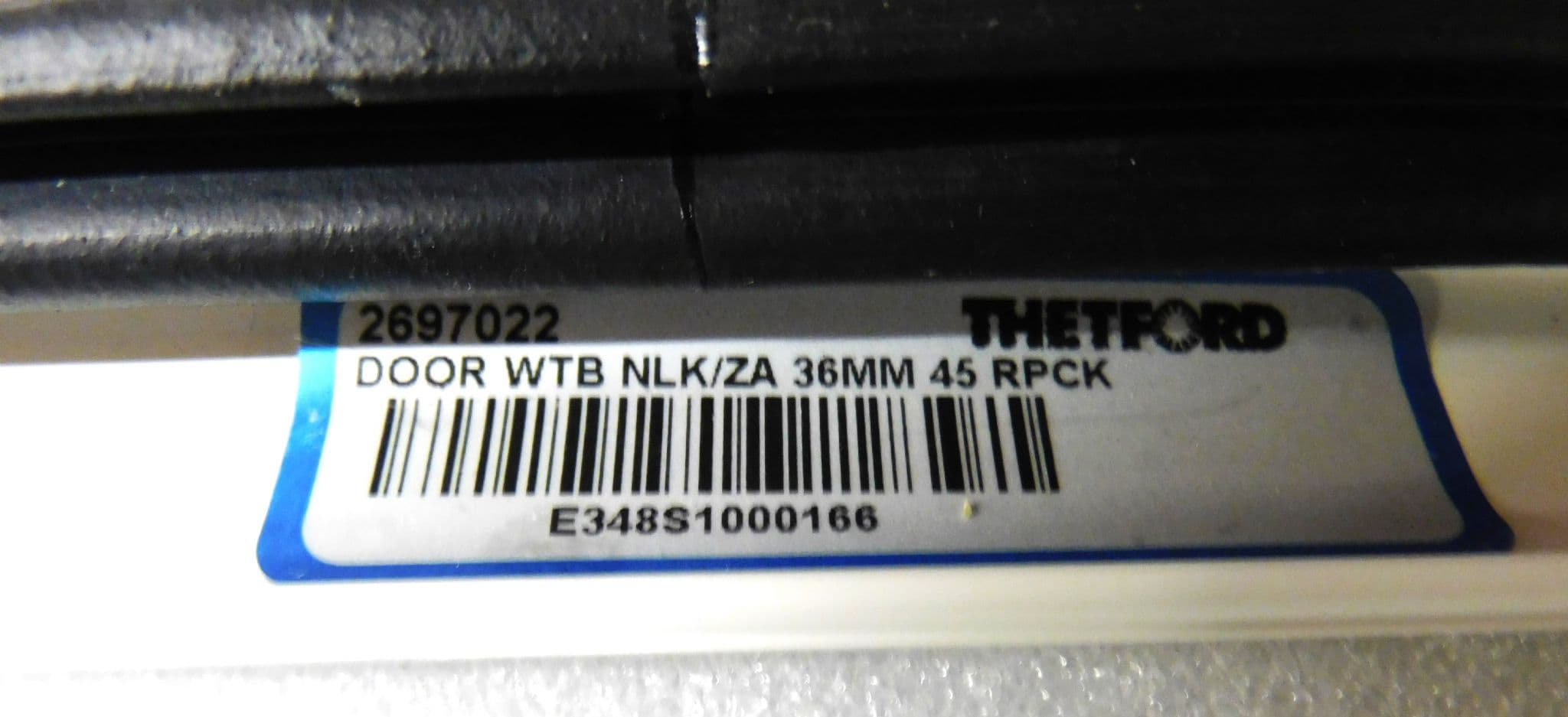 THETFORD caravan wet locker / gas locker door frame