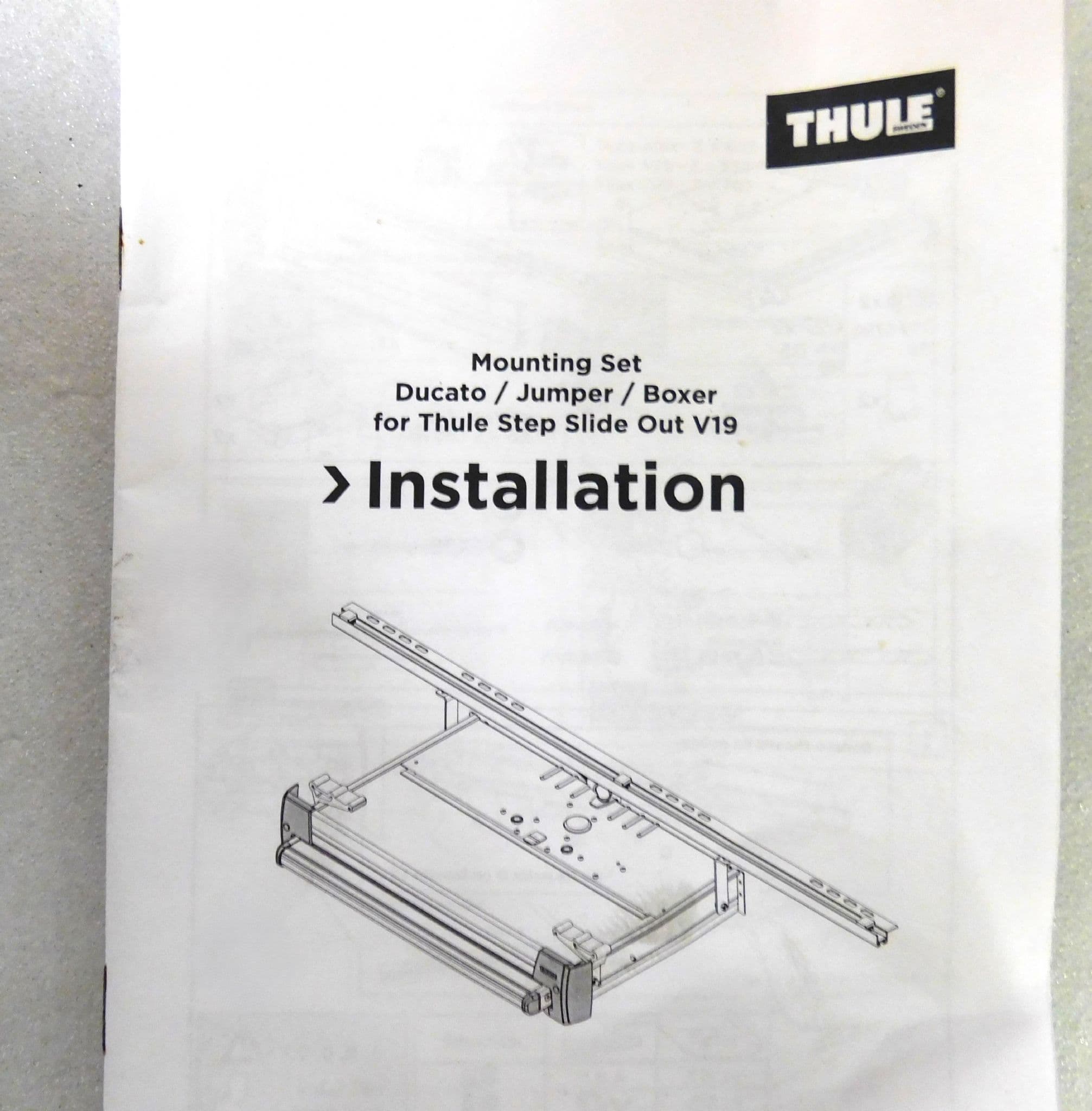 Thule Slide-Out Step G2 12V 400 aluminium Ducato Jumper Boxer