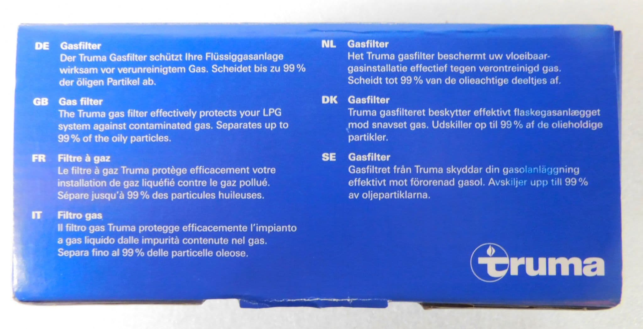 Truma gas filter motorhomes caravan