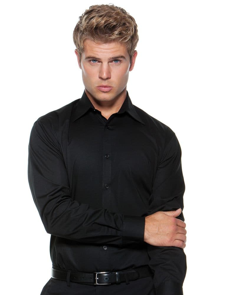 KK121 Bargear Men s Long Sleeved Bar Shirt