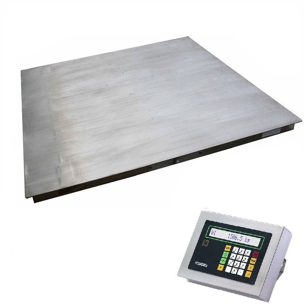 Oneweigh | FWS / IT3000 Stainless Steel ATEX Zone 1/21 Platform Scale ...
