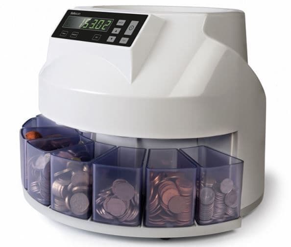 Safescan 1250 GBP Automatic Coin Counter and Sorter