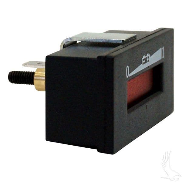 48-volt Curtis horizontal state of charge meter with LED gauge