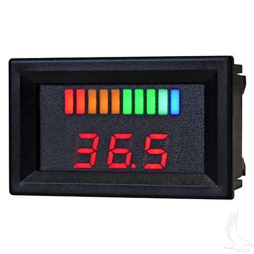 Digital Voltage Display Charge Meter Horizontal