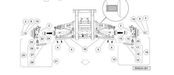 Club Car/Bobcat Front Halfshaft AWD