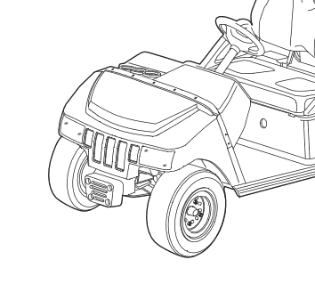 Club Car Front Cowl CA 232/Villager