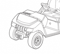 Club Car Front Cowl CA 232/Villager