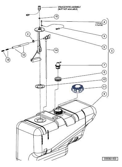 Club Car Fuel gauge sending unit