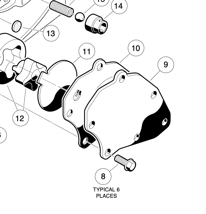 Club Car Oil Pump Gasket FE350