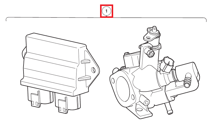 Club Car Precedent Asm Throttle Body/Fuel Injector with ECU EX40
