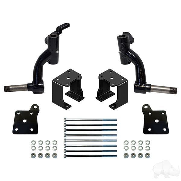 RHOX 6" Drop Spindle Lift Kit EZGO TXT Gas 19 with EX1 Engine Electric 01 5