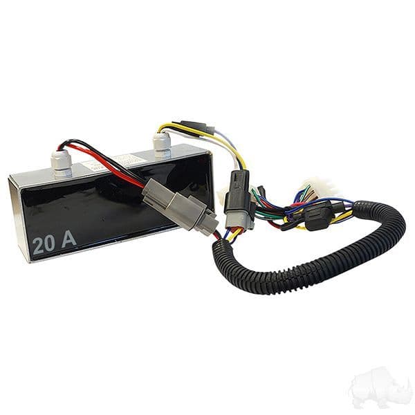 Voltage Reducer Isolated 36V-48V to 12V 20 Amp Club Car Tempo Onward ...