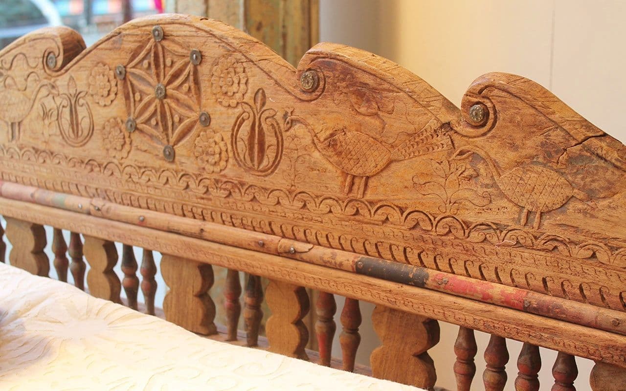 Antique Thakat Day Bed Rajasthan