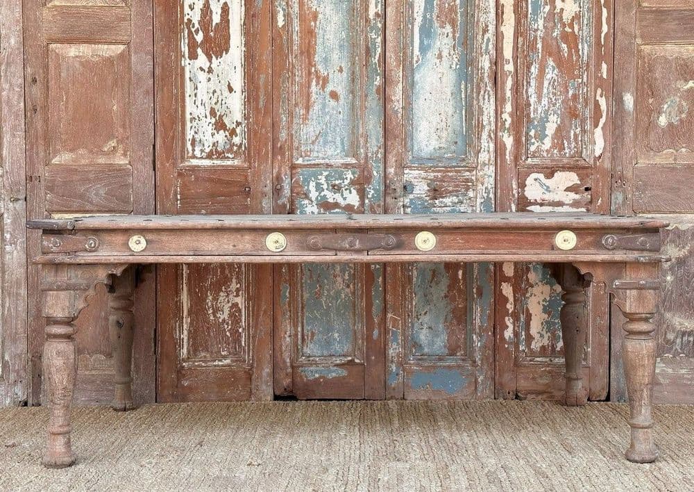 antique thakat table from a thakers estate thar desert Rajasthan