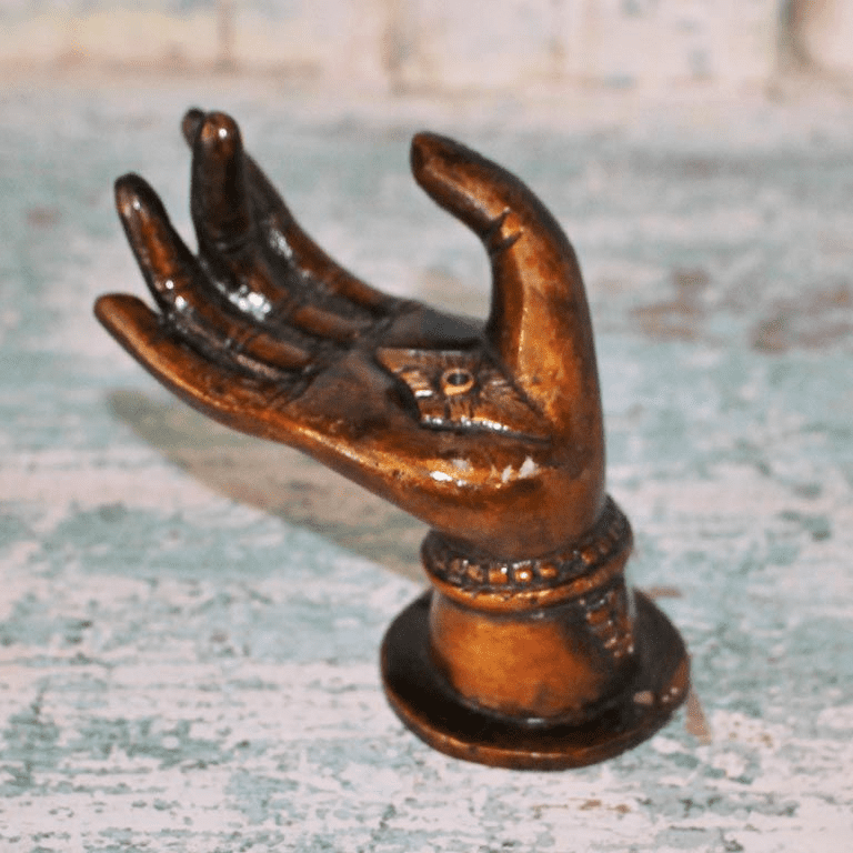 Large Brass Buddha Hand