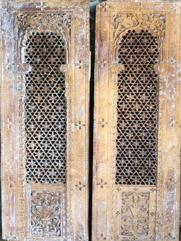 Mid 19th Century Architectural Jali Panel in Sandstone Jaisalmer