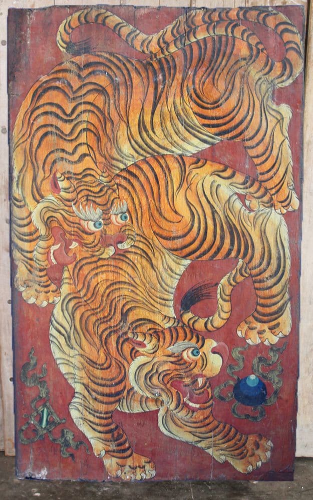 Red Tiger Door - 2Tigers - SOLD