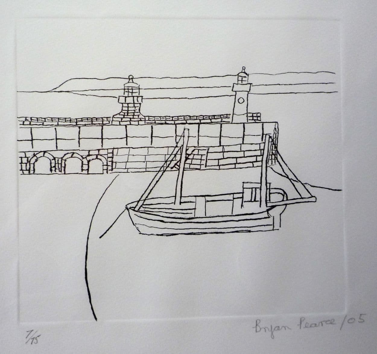 Bryan Pearce Smeaton s Pier limited edition signed lithograph