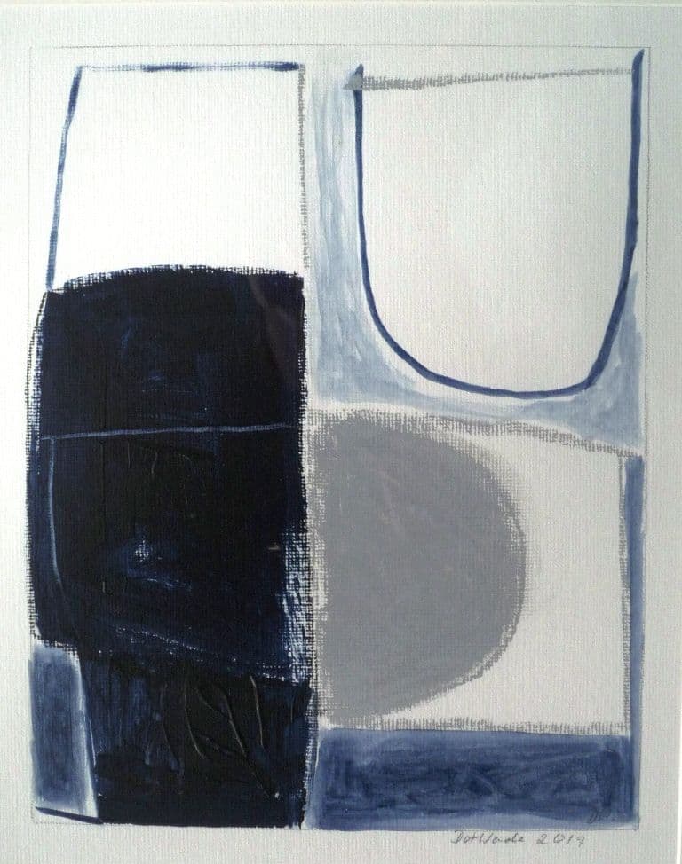 Dot Wade Abstract acrylic on paper
