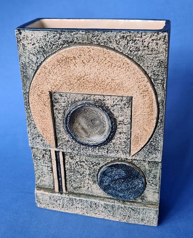 Troika Pottery Slab Vase by Avril Bennet
