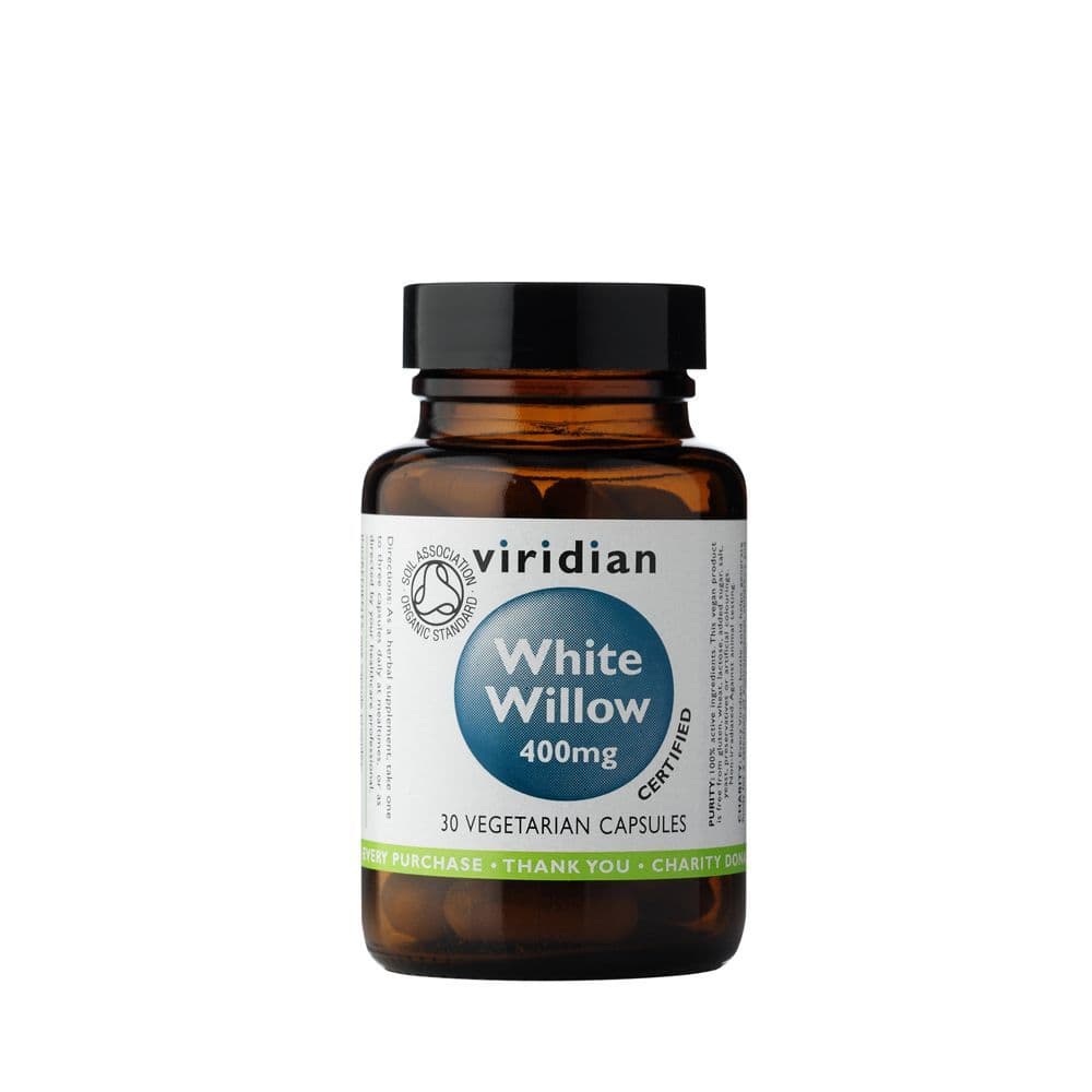 Organic White Willow 400mg 30 Capsules