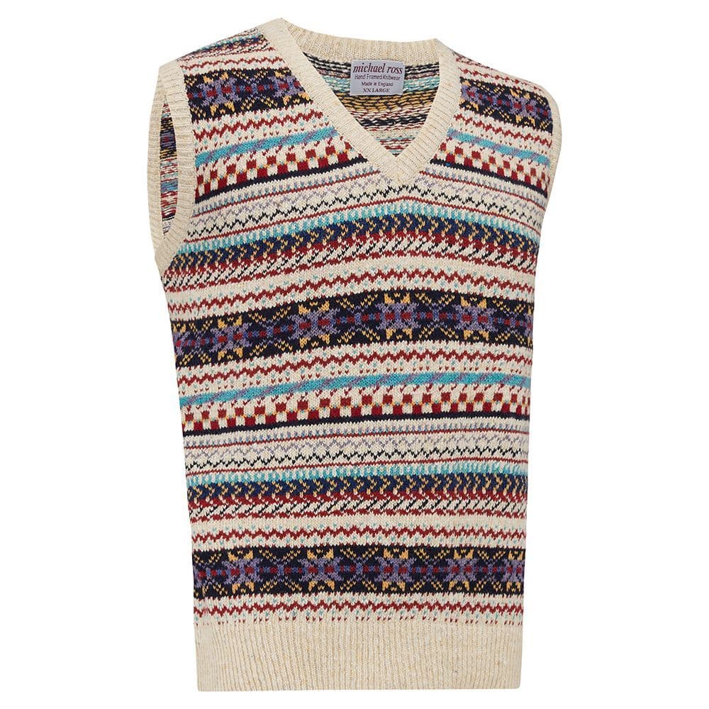 MOUNTAIN HIGH FAIR ISLE SLIP OVER KNITWEAR