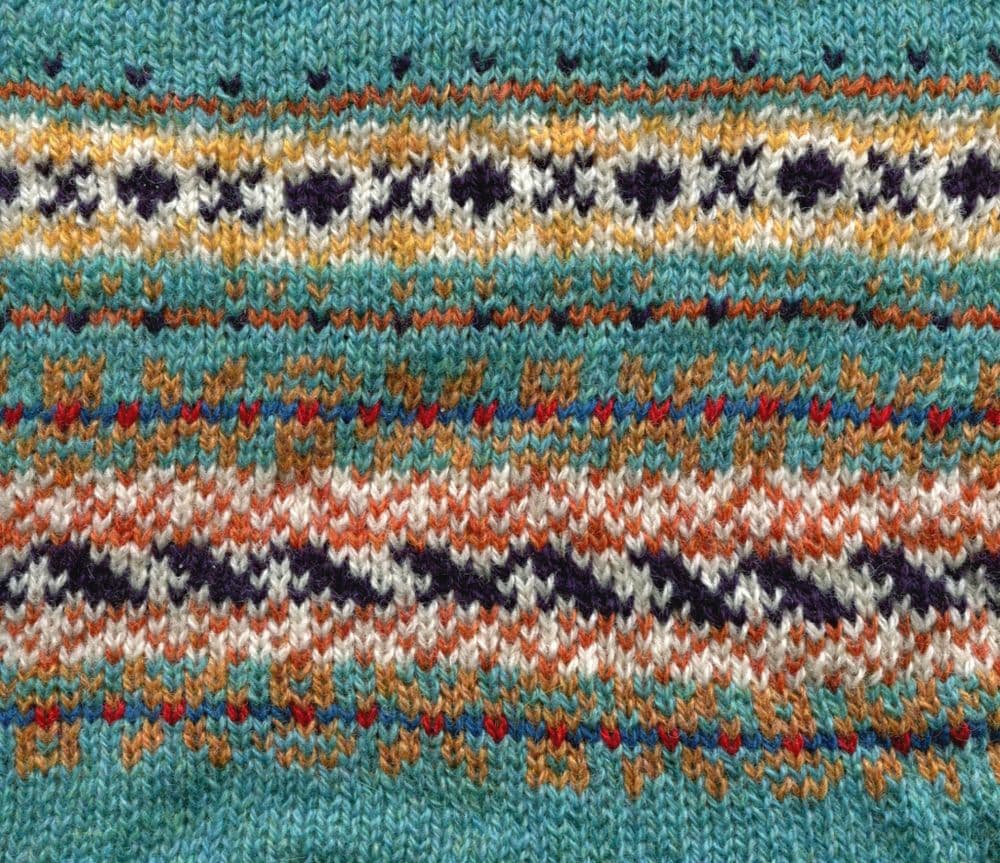 FAIR ISLE KNITWEAR-slip overs- vest - Made in England