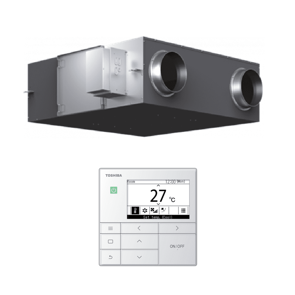 Toshiba Air-to-Air Heat Exchanger (VN Series) – High-Efficiency Ventilation for Modern Buildings