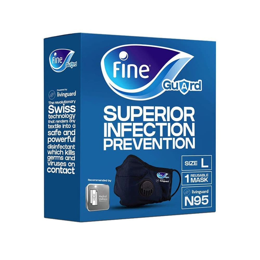 10 Pieces Fine Guard n95 Face Mask Reusable Washable Virus Killing With ...