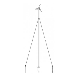 4 Meter Guyed For 300 Watt Wind Turbine Tower