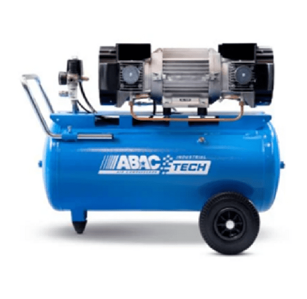 ABAC Tech ATF-S 4 100 10 230/1/50 CE Oil-Free Silent Air Compressor ...