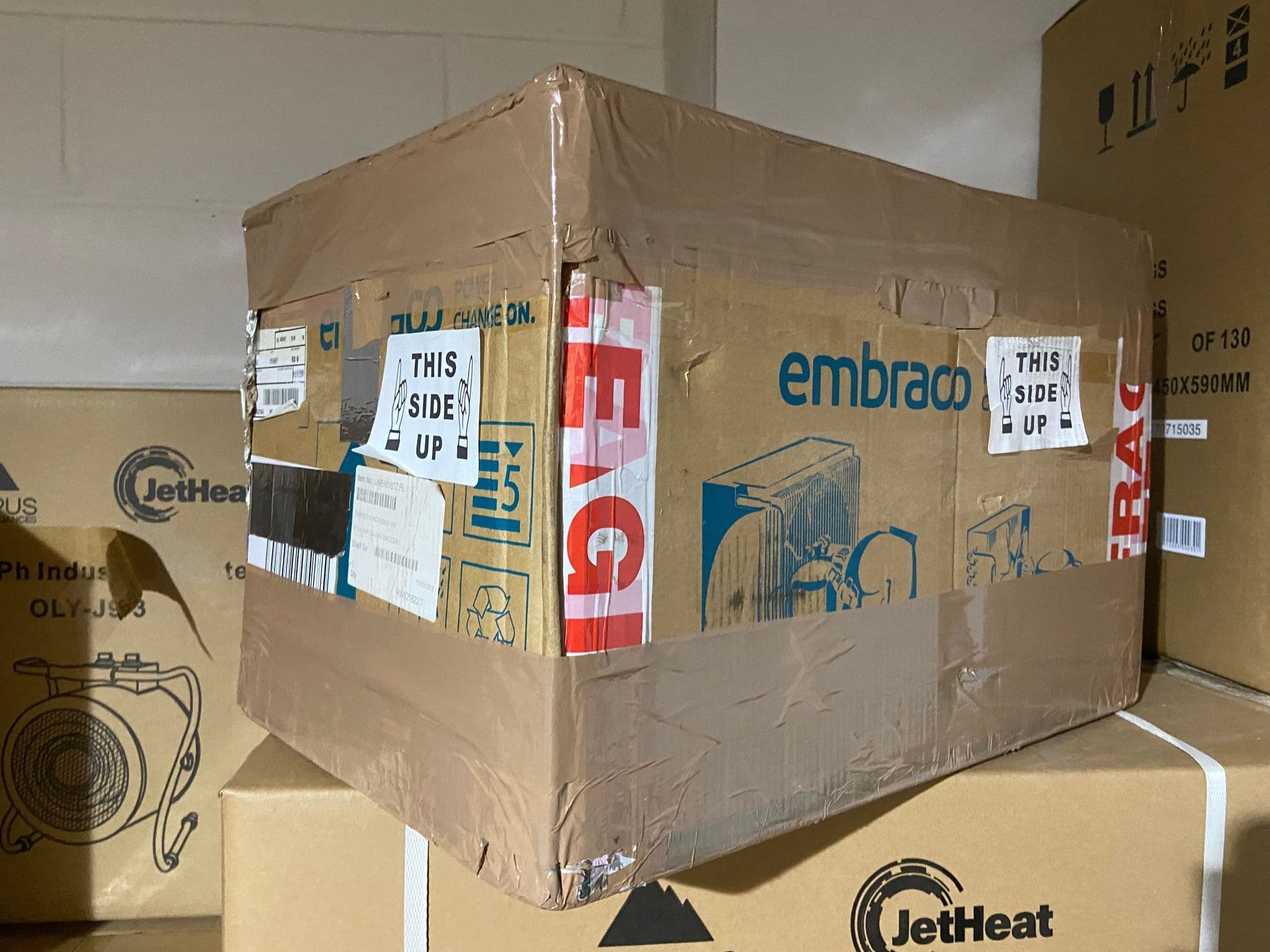 Aspera/Embraco Condensing Unit R134a UNEK6187Z UNE6187Z 3/8Hp 1 Fan ...