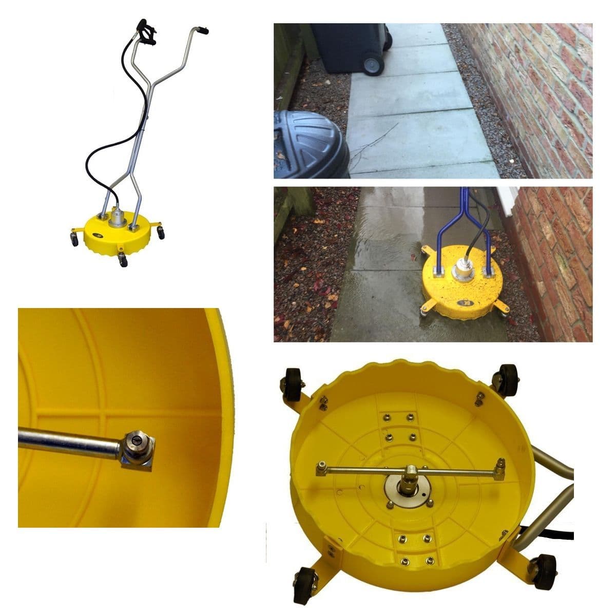 BE Pressure Whirlaway 18" Rotary Flat Surface Cleaner 276 Bar 30 Lpm