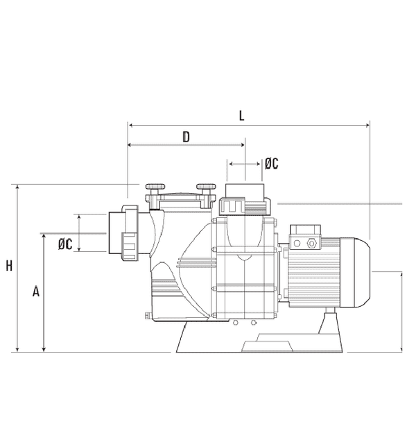 Certikin CP1000B Hurricane Commercial Pump 10 0HP 7 5kW 415V 3PH
