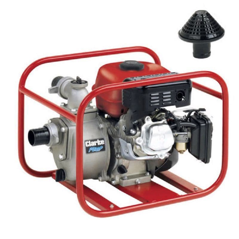 Clarke 4 Stroke Petrol Engine Powered CHS2E Petrol Semi-Trash Water ...