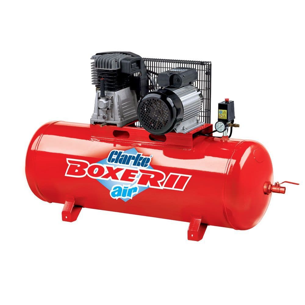 Clarke BOXER II 18/150 O/L Industrial Air Compressor 150L 18Cfm 4Hp ...