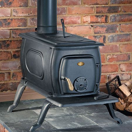 Clarke "Boxwood Deluxe" Cast Iron Wood/ Coal Stove 14 3kW 49 000 btu