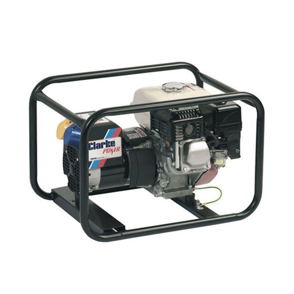 Clarke CP2850K Open Framed Petrol Generator 2 7kVa 110/230V 50Hz