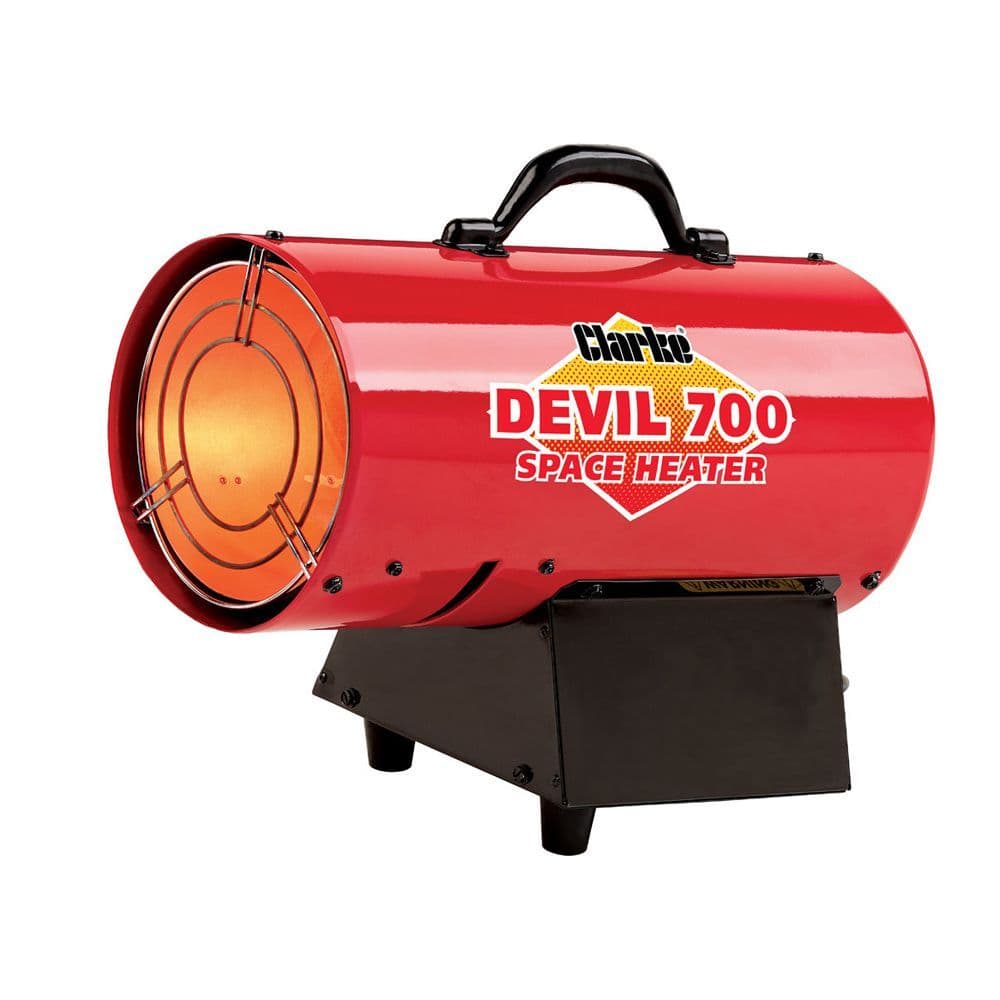 Clarke Devil 700 Propane Fired Space Heater 14 6kW 50 000 BTU 240V 50Hz