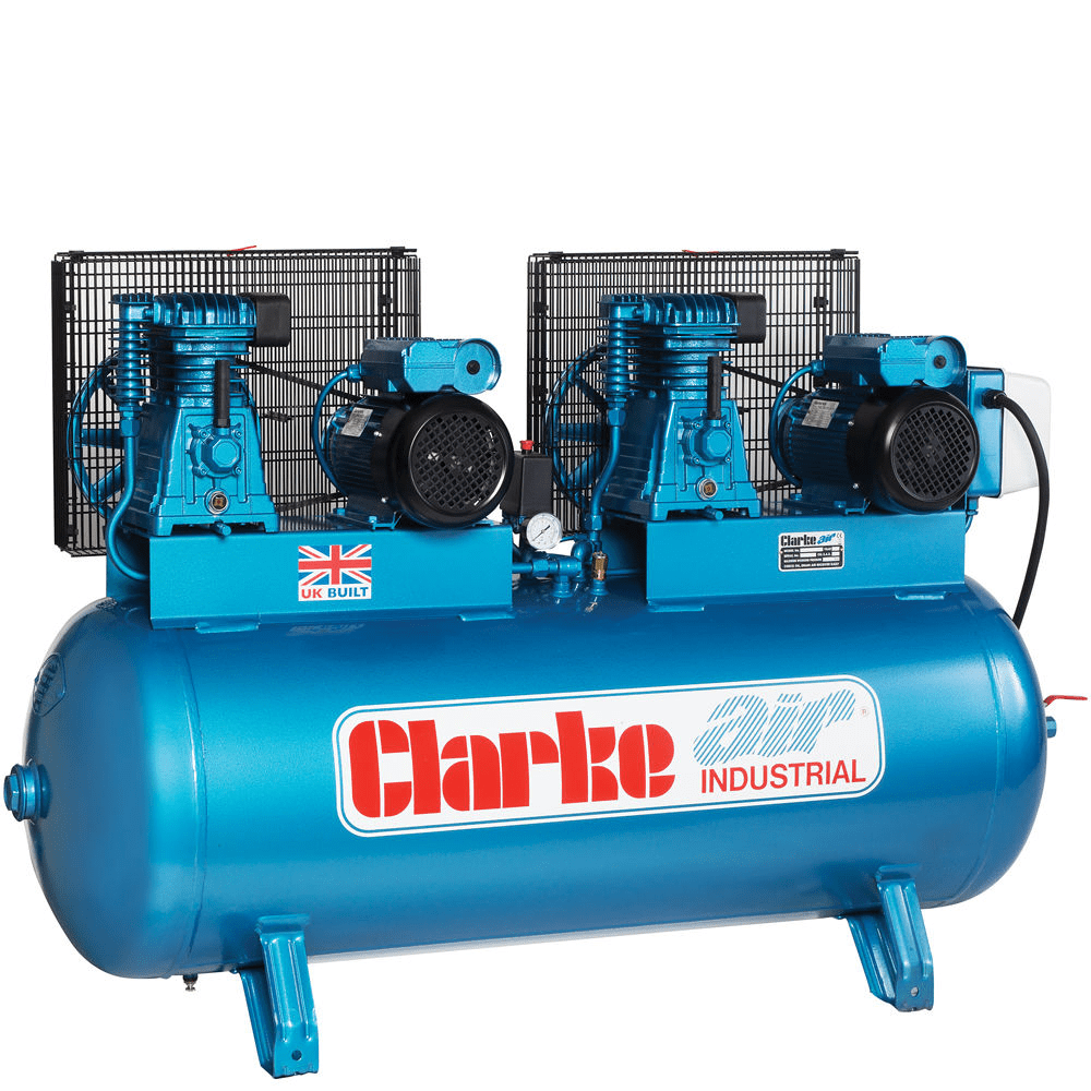 Clarke XE29/270 2X3HP Professional Silent Air Compressor 28CFM 270L ...