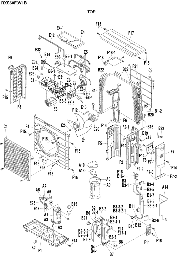 Daikin Air Conditioning Spare Part 1688256 PRINTED CIRCUIT ASSY SERVICE ...