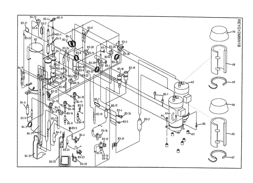 Daikin Air Conditioning Spare Part 1695780 P C B EB0292 RXYQ-M