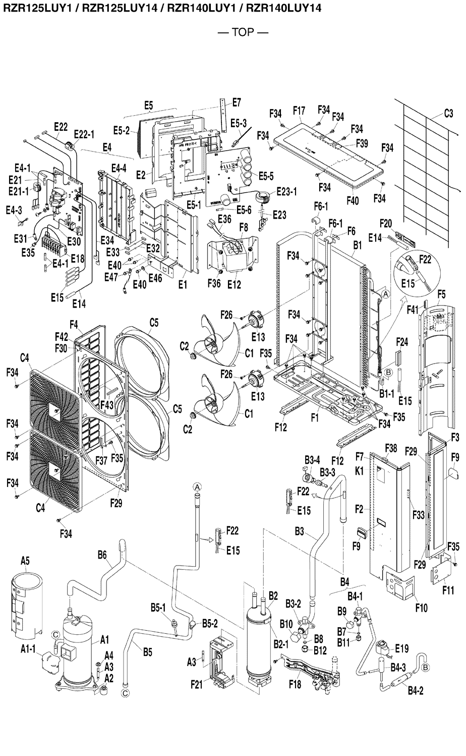 Daikin Air Conditioning Spare Part 4011040 INVERTER PCB ASSY PC1218 A