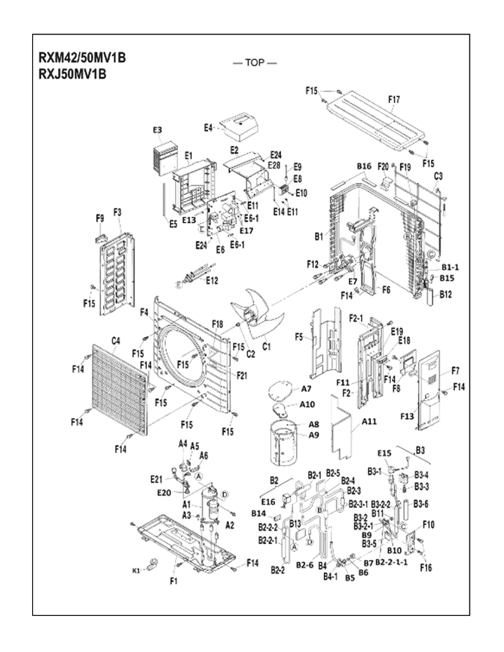 Daikin Air Conditioning Spare Part 4019234 PCB ASSY