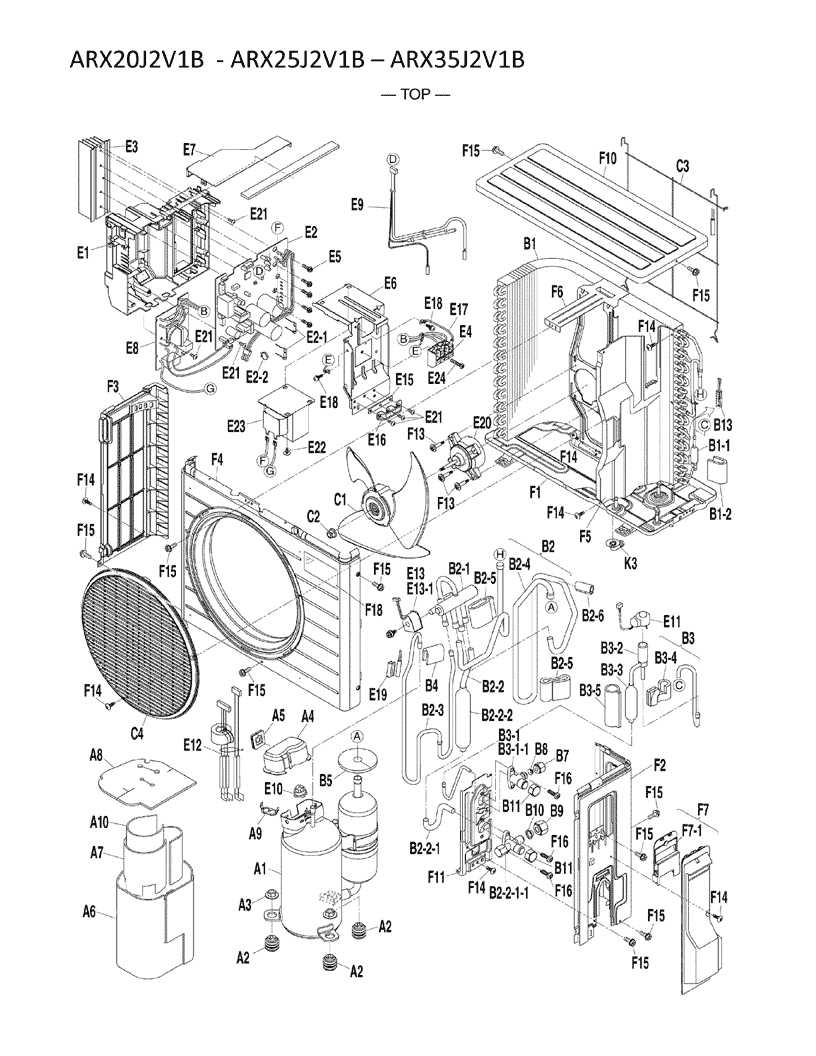 Daikin Air Conditioning Spare Part 5008219 FAN BLADE ASSY