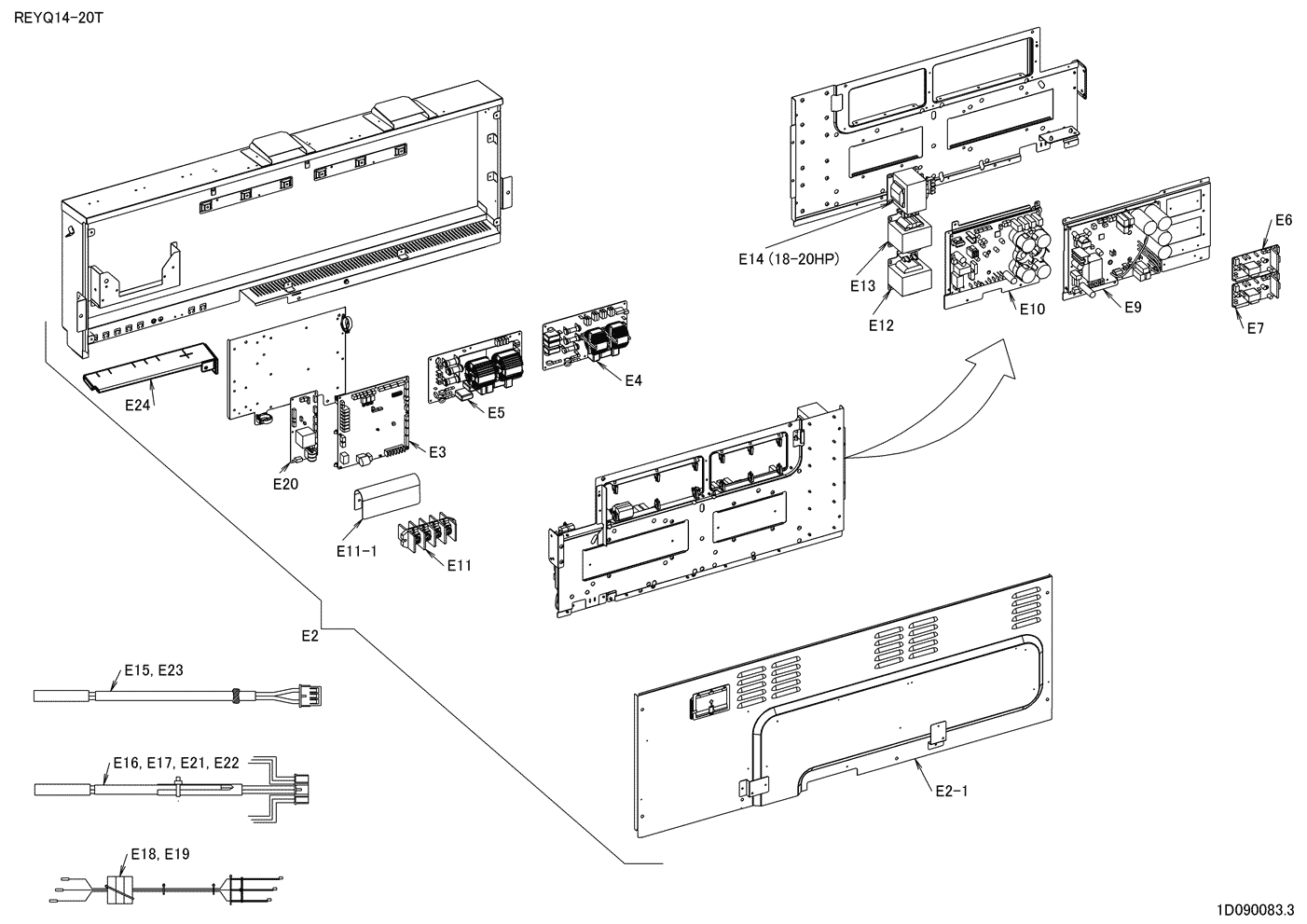 Daikin Air Conditioning Spare Part 5009477 PCB ASSY