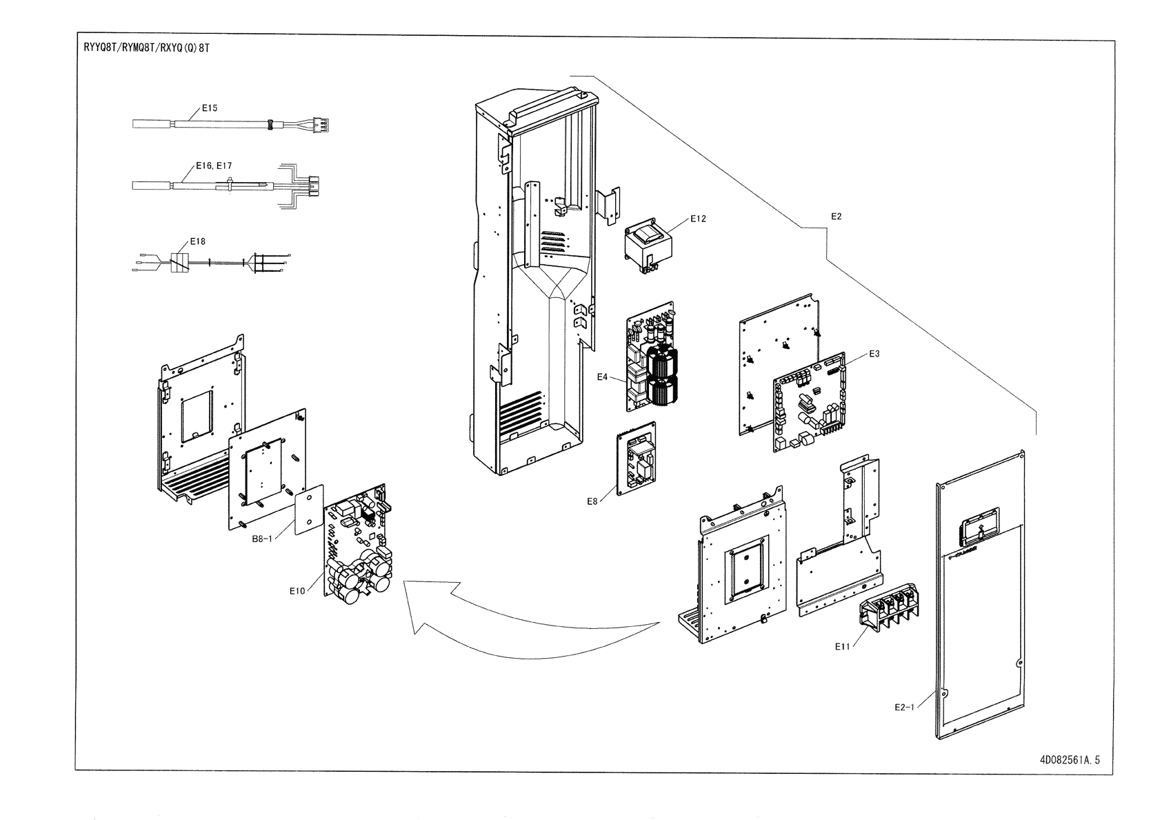 Daikin Air Conditioning Spare Part 5009482 INVERTER ASSY PC1129-1