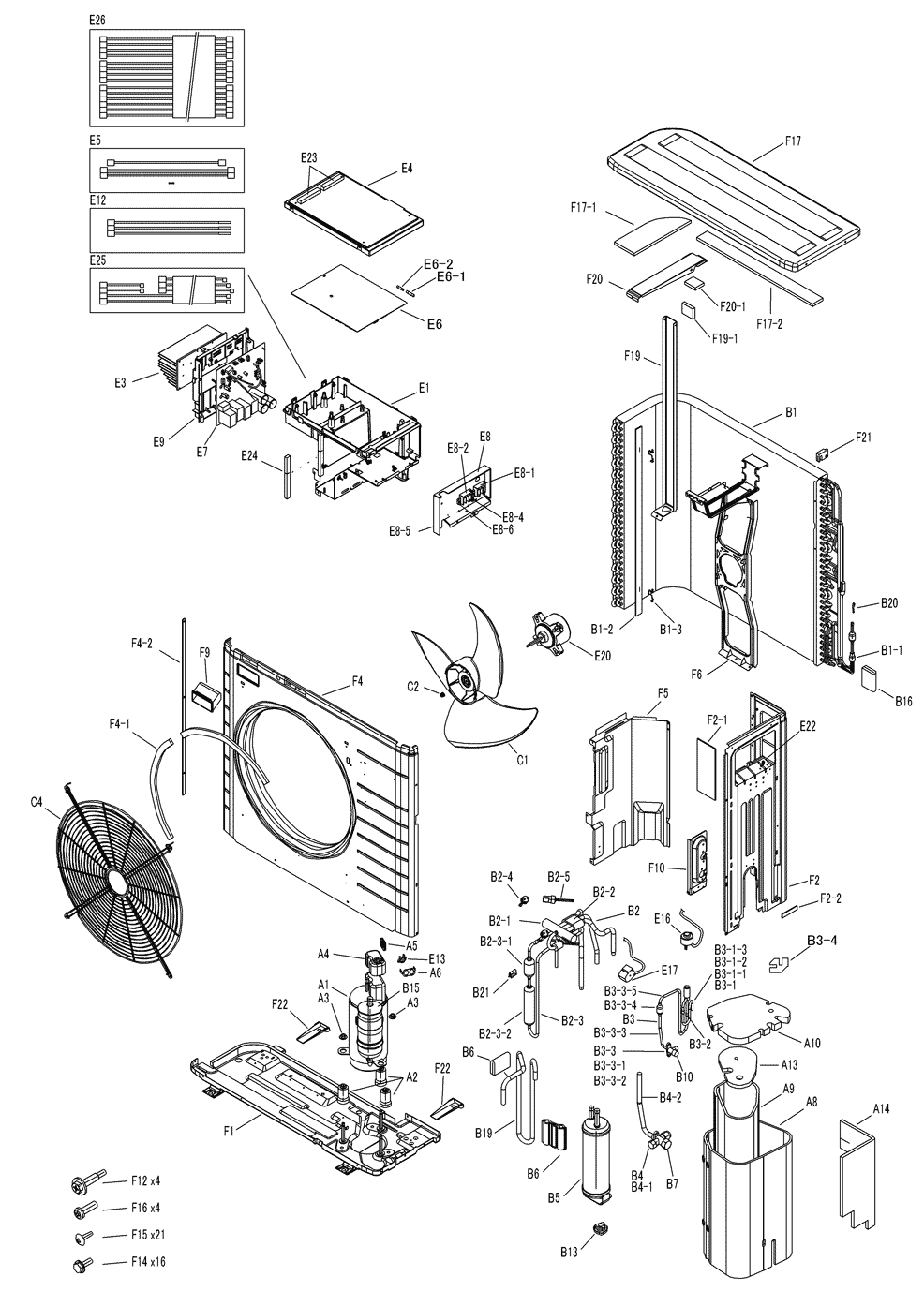 Daikin Air Conditioning Spare Part 5010218 PCB ASSY