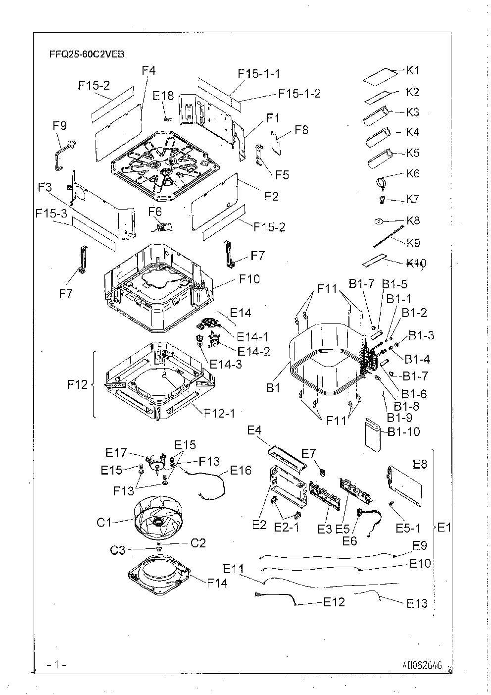 Daikin Air Conditioning Spare Part 5011038 DC FAN MOTOR D50Y-28