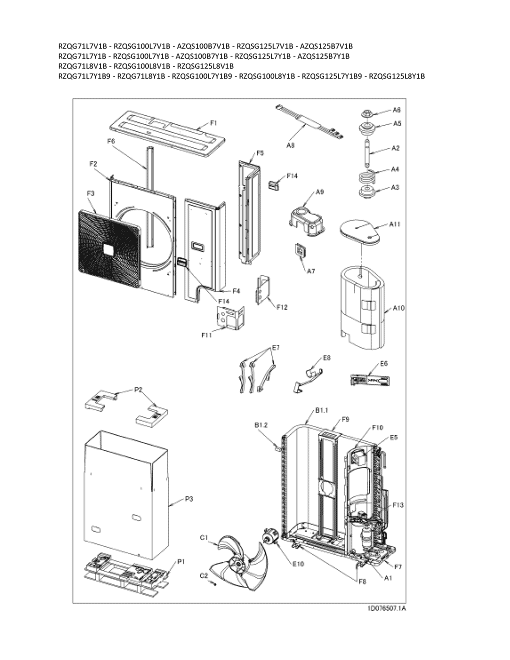 Daikin Air Conditioning Spare Part 5013702 MAIN PCB ASSY EC13055-2